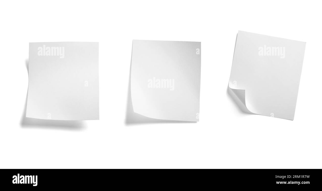 paper message note reminder blank background office business white ...