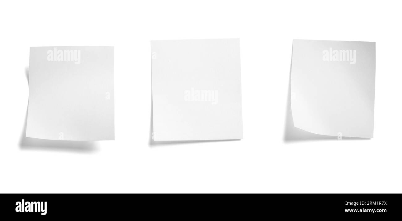 paper message note reminder blank background office business white ...