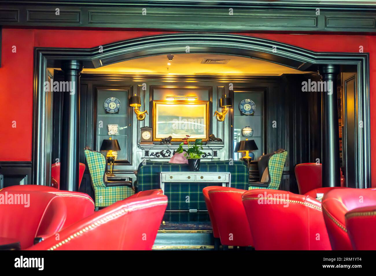 Burlington Club bar interior, Al Seef District, Manama, Bahrain Stock ... Burlington Club bar interior, Al Seef District, Manama, Bahrain Stock ...