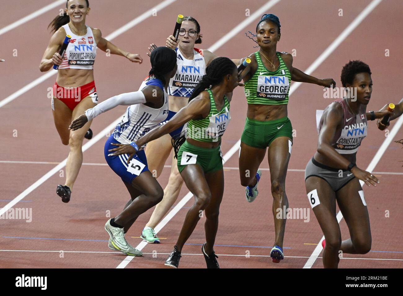 Budapest, Hungary. 26th Aug, 2023. French Louise Maraval pictured in ...