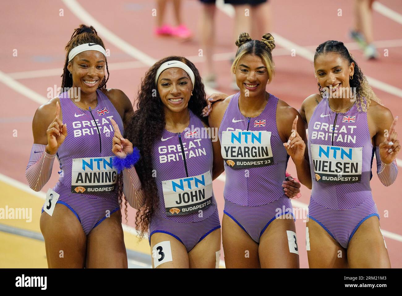 From left, Amber Anning, Yemi Mary John, Nicole Yeargin and Laviai ...