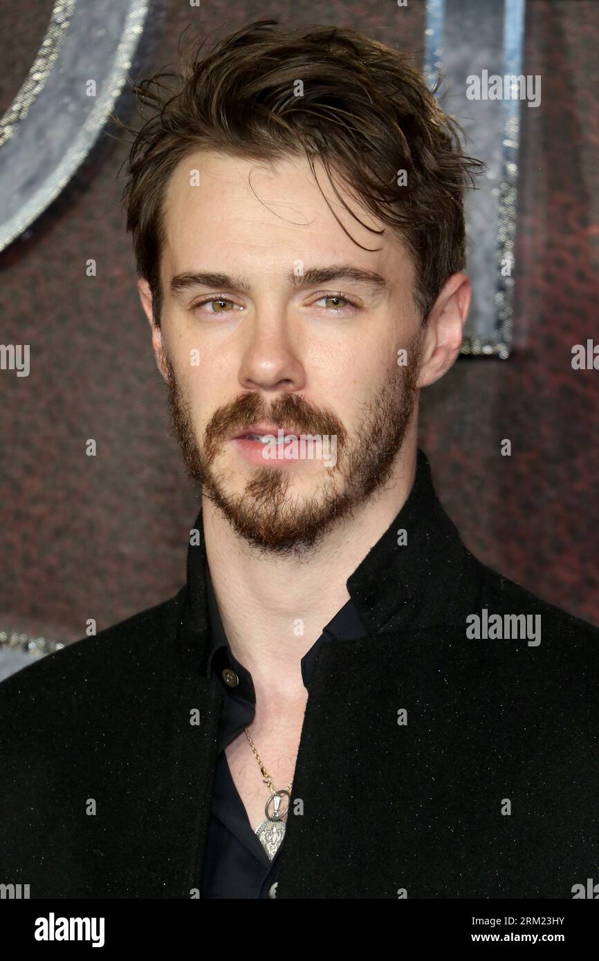 Sam Keeley attends the World Premiere of "Mortal Engines" at Cineworld ...