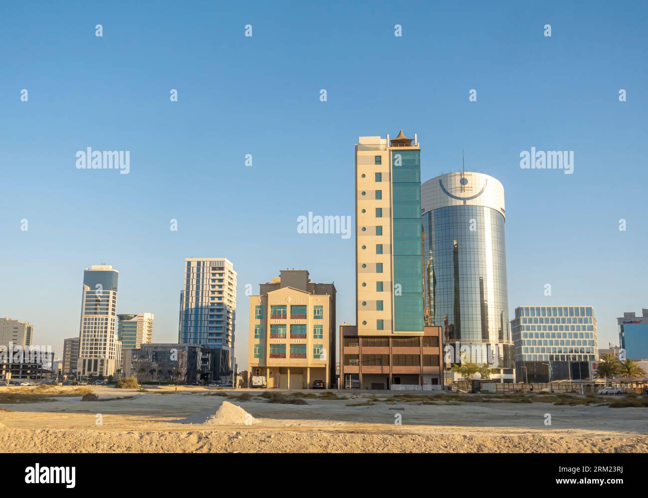 City development Bahrain. Urban development in Bahrain. Constructed ...