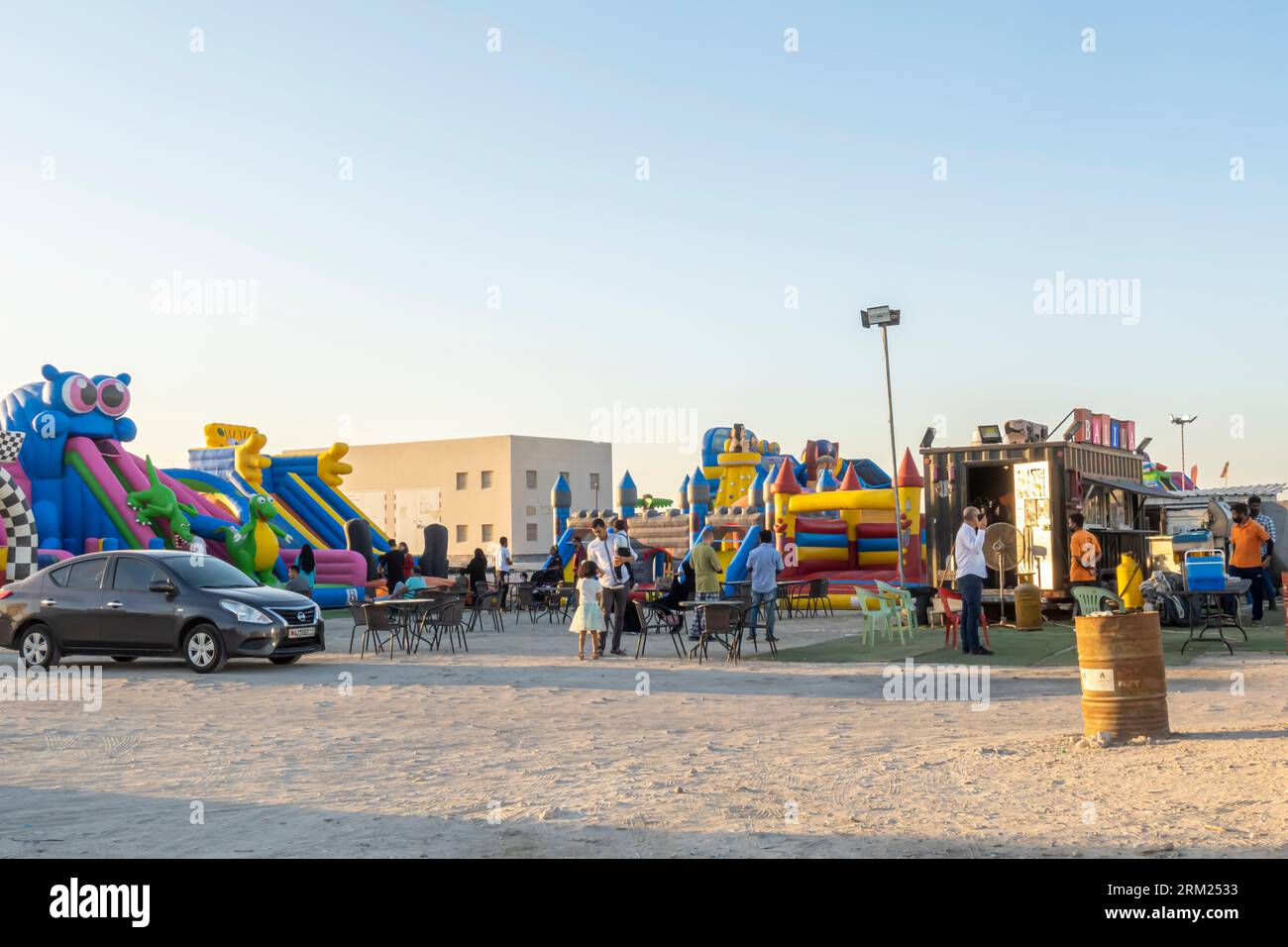 Kids park, children's entertainment park in Seef Bahrain Stock Photo ...