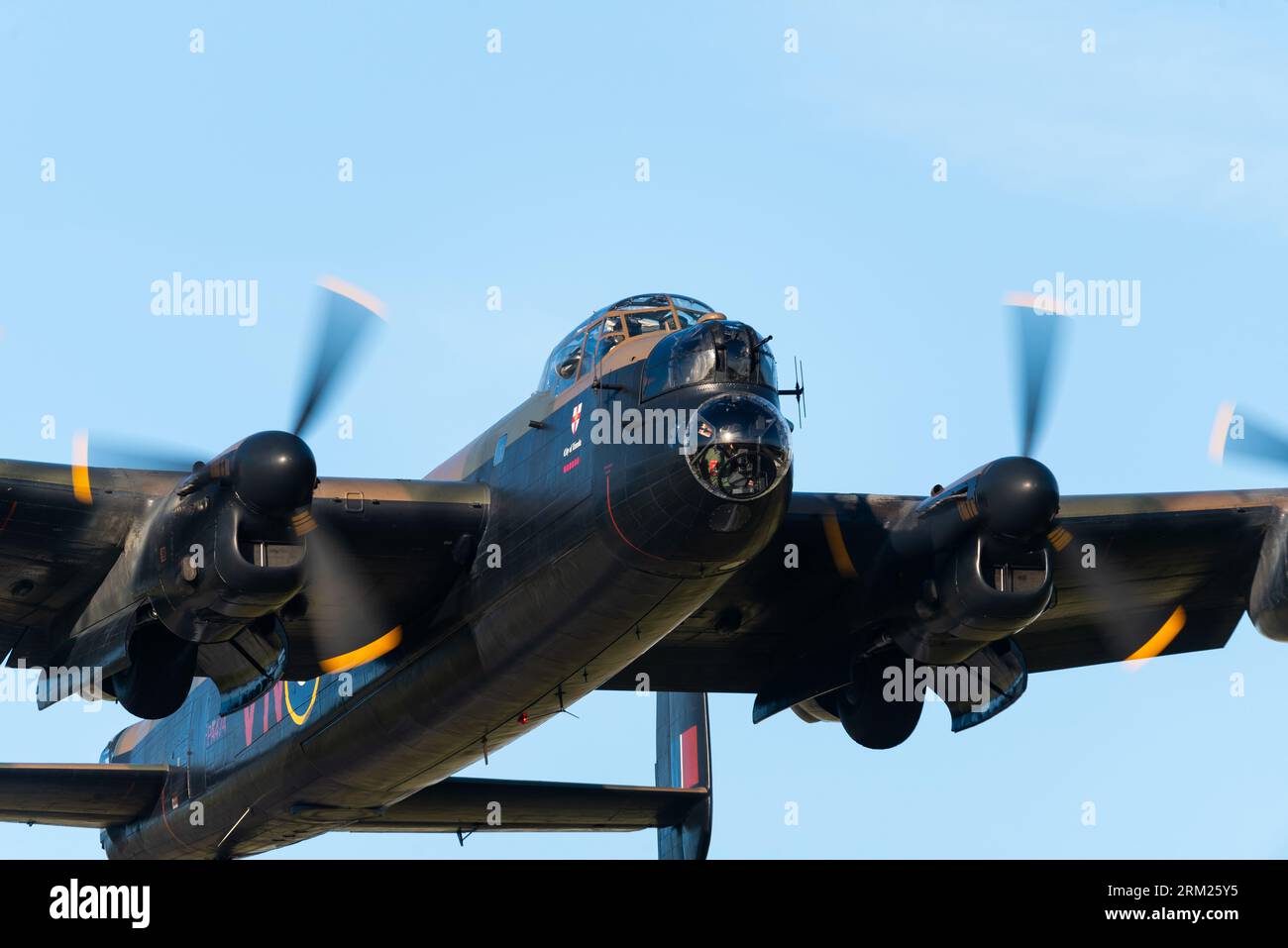 RAF Battle of Britain Memorial Flight Avro Lancaster bomber plane ...