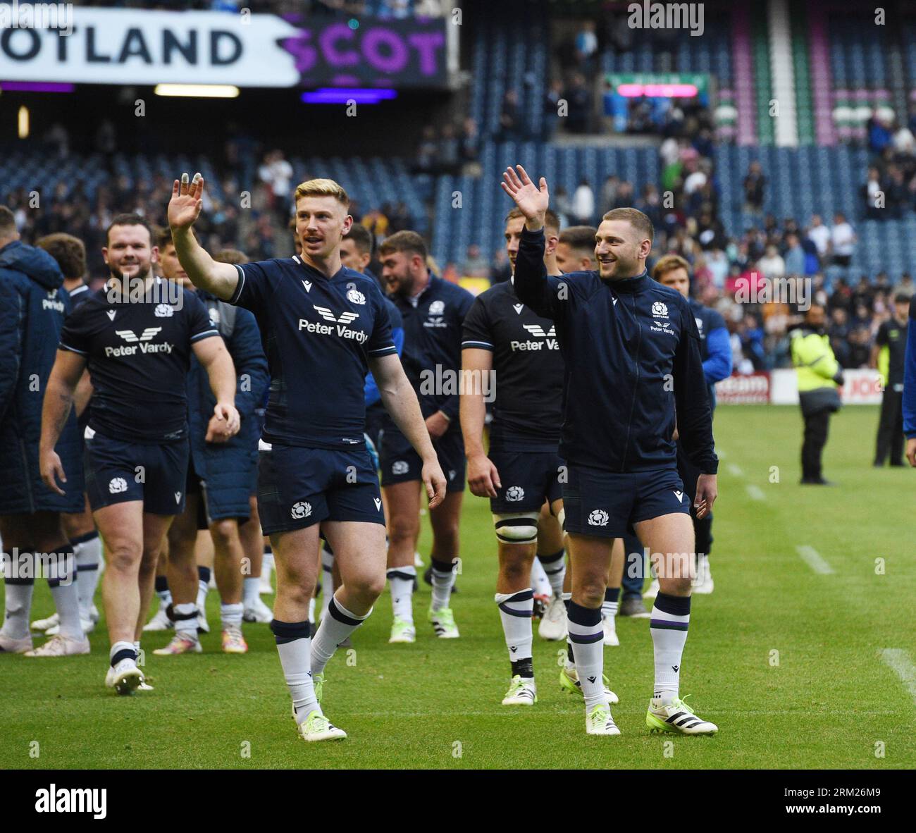 Scottish rugby fans hi-res stock photography and images - Alamy