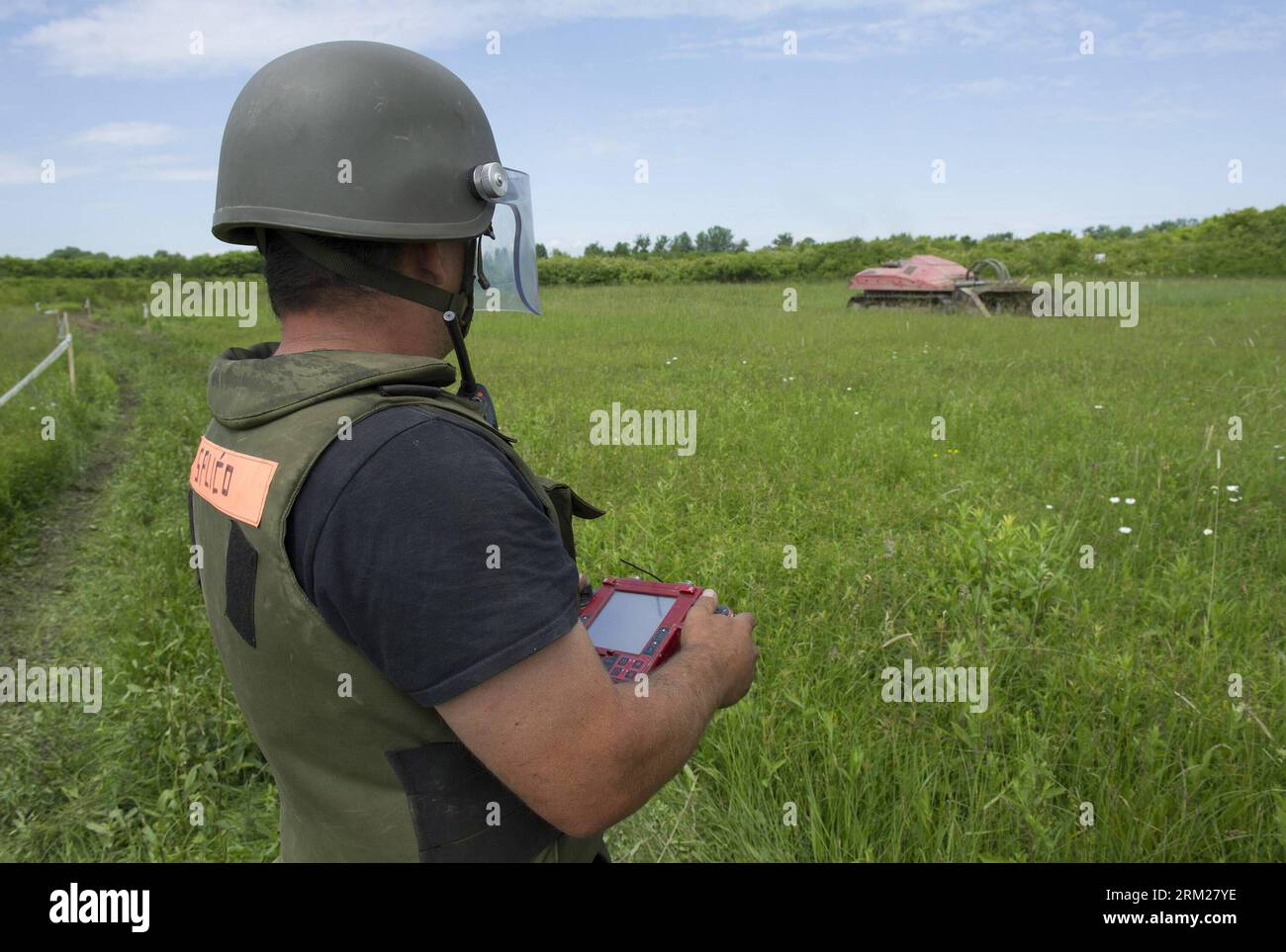 Mine clearing vehicle hi-res stock photography and images - Alamy