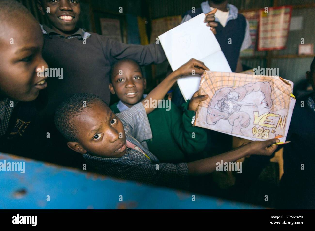 Children drawings from africa hi-res stock photography and images - Alamy