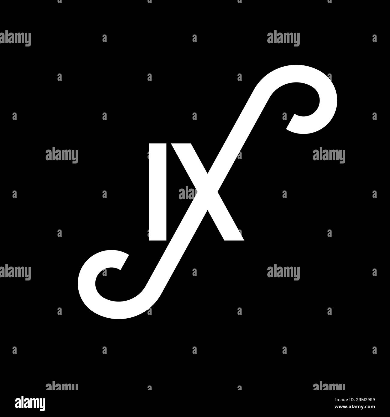 Ix vector Black and White Stock Photos & Images - Alamy