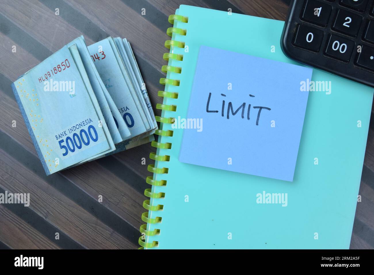 Concept of Limit write on sticky notes with Indonesian Currency ...
