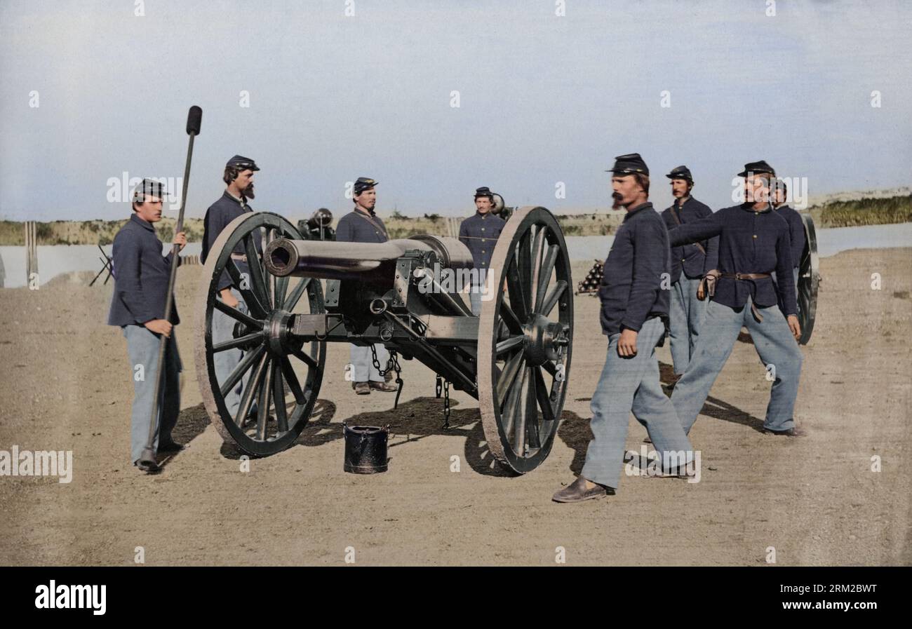 1st Connecticut Heavy Artillery Regiment with a 20 pounder Parrott ...