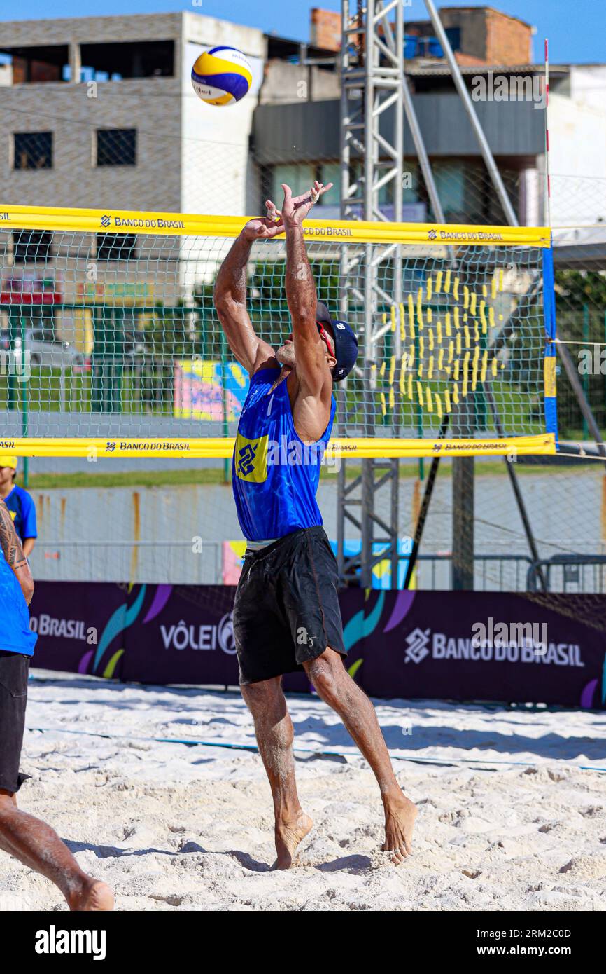Salvador, Brazil. 26th Aug, 2023. Brazilian Beach Volleyball Circuit ...