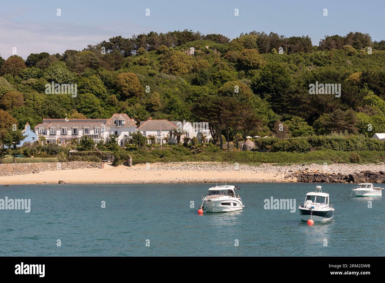 Herm Island, Channel Islands, UK. 11 June 2023. White House hotel on ...