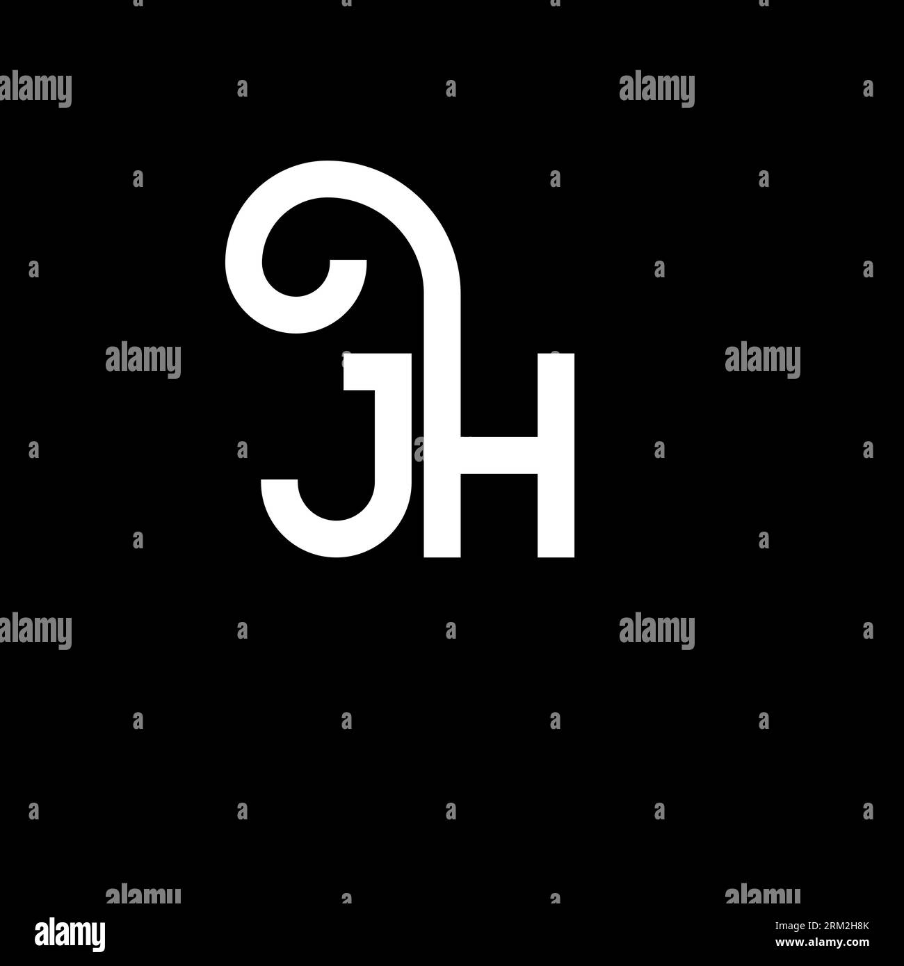 Jh logos Stock Vector Images - Alamy