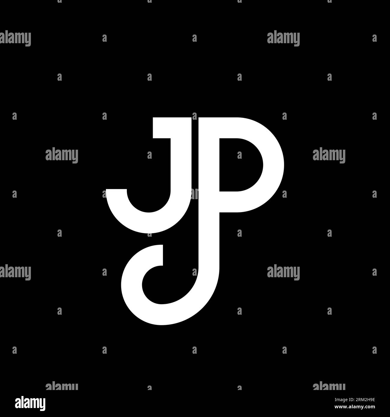 Jp letter logo hi-res stock photography and images - Alamy