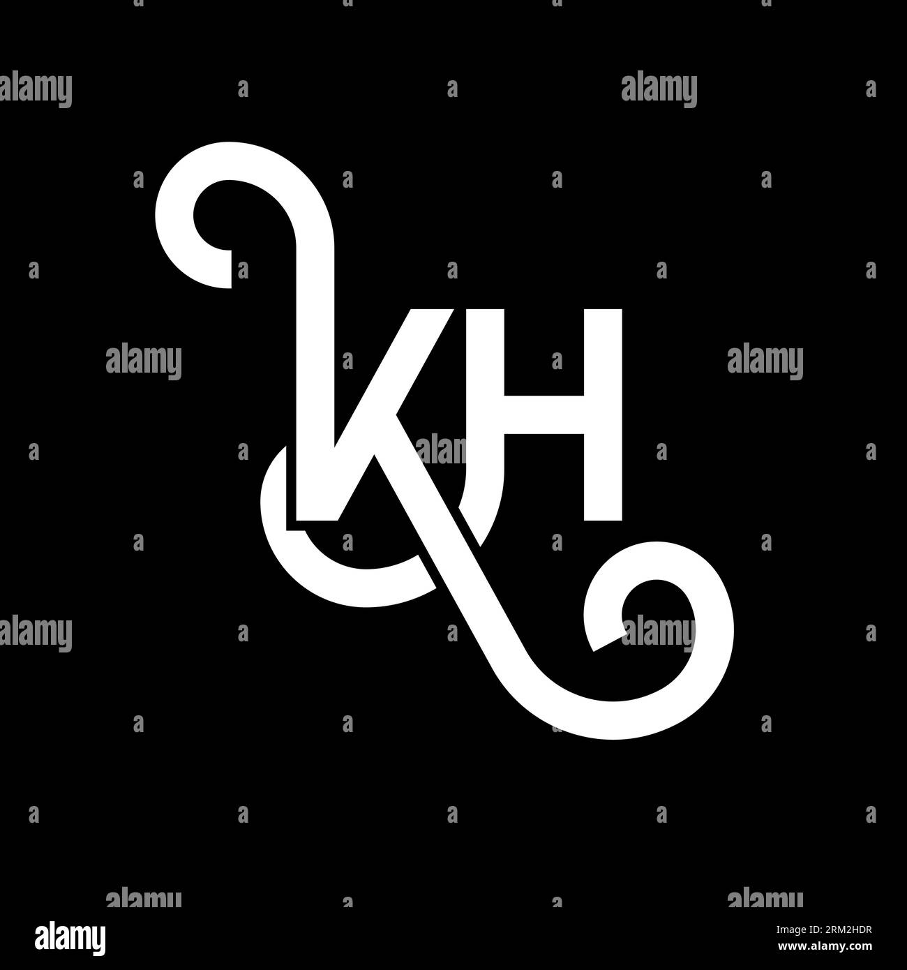 Kh logos Stock Vector Images - Alamy