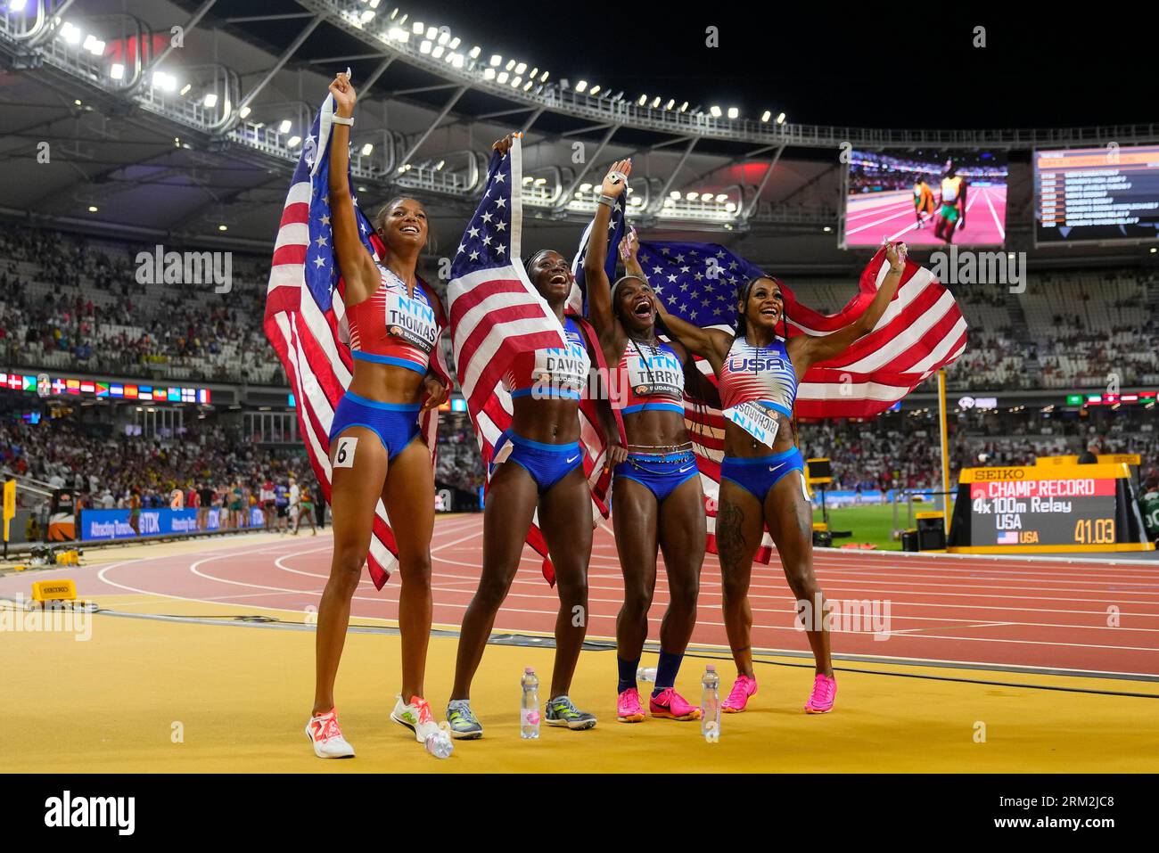 Gabrielle Thomas, Tamari Davis, Twanisha Terry and Sha'Carri Richardson ...