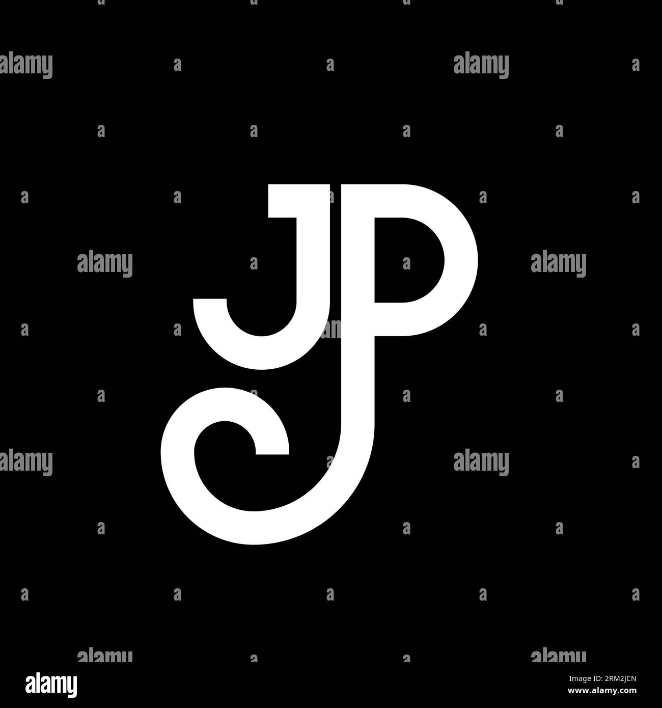 Jp letter logo hi-res stock photography and images - Alamy