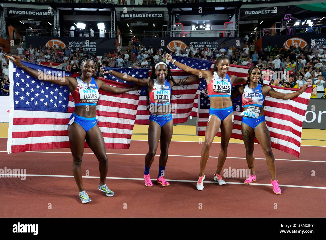 Tamari Davis, Twanisha Terry, Gabrielle Thomas and Sha'Carri Richardson ...