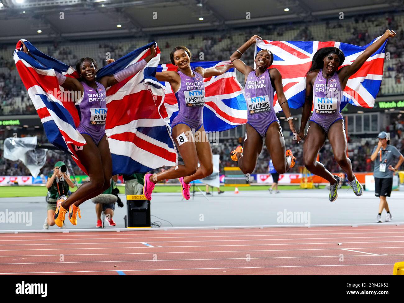 Great Britain's Asha Philip, Imani-Lara Lansiquot, Bianca Williams and ...