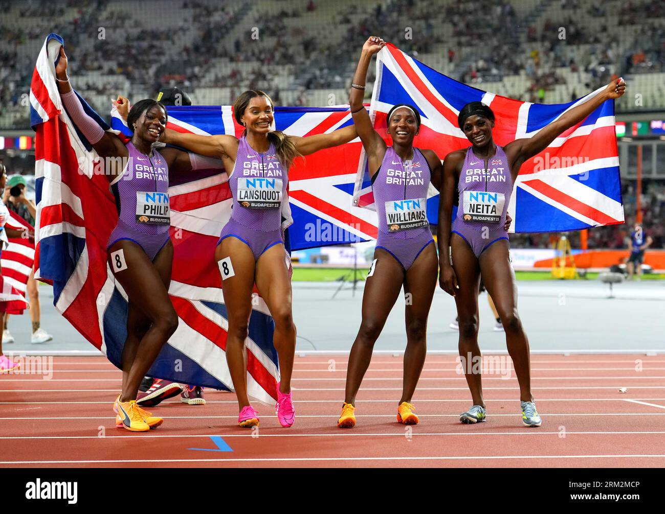 Great Britain's Asha Philip, Imani-Lara Lansiquot, Bianca Williams and ...