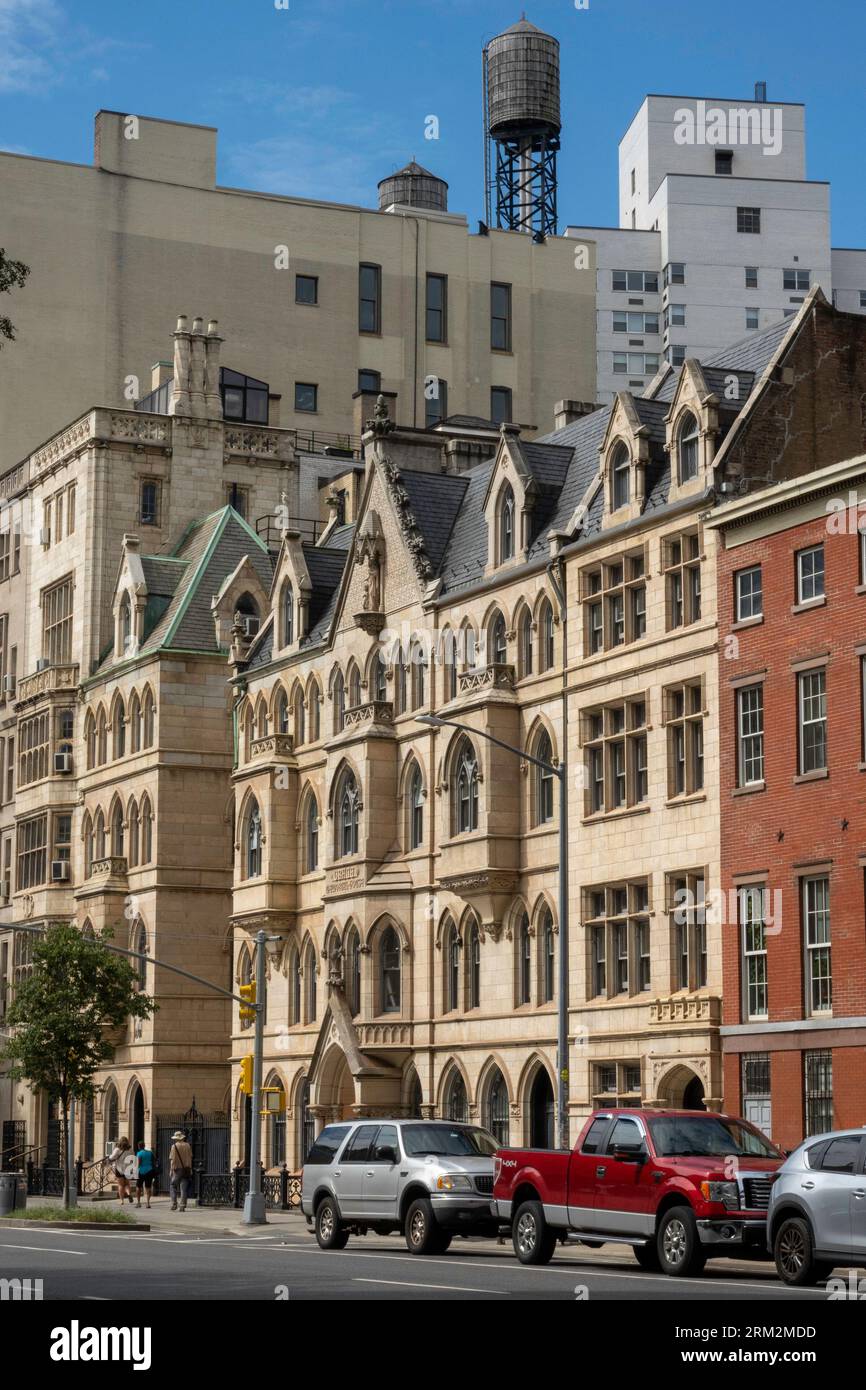 The Grace Church School is a Gothic building on Fourth Avenue in ...