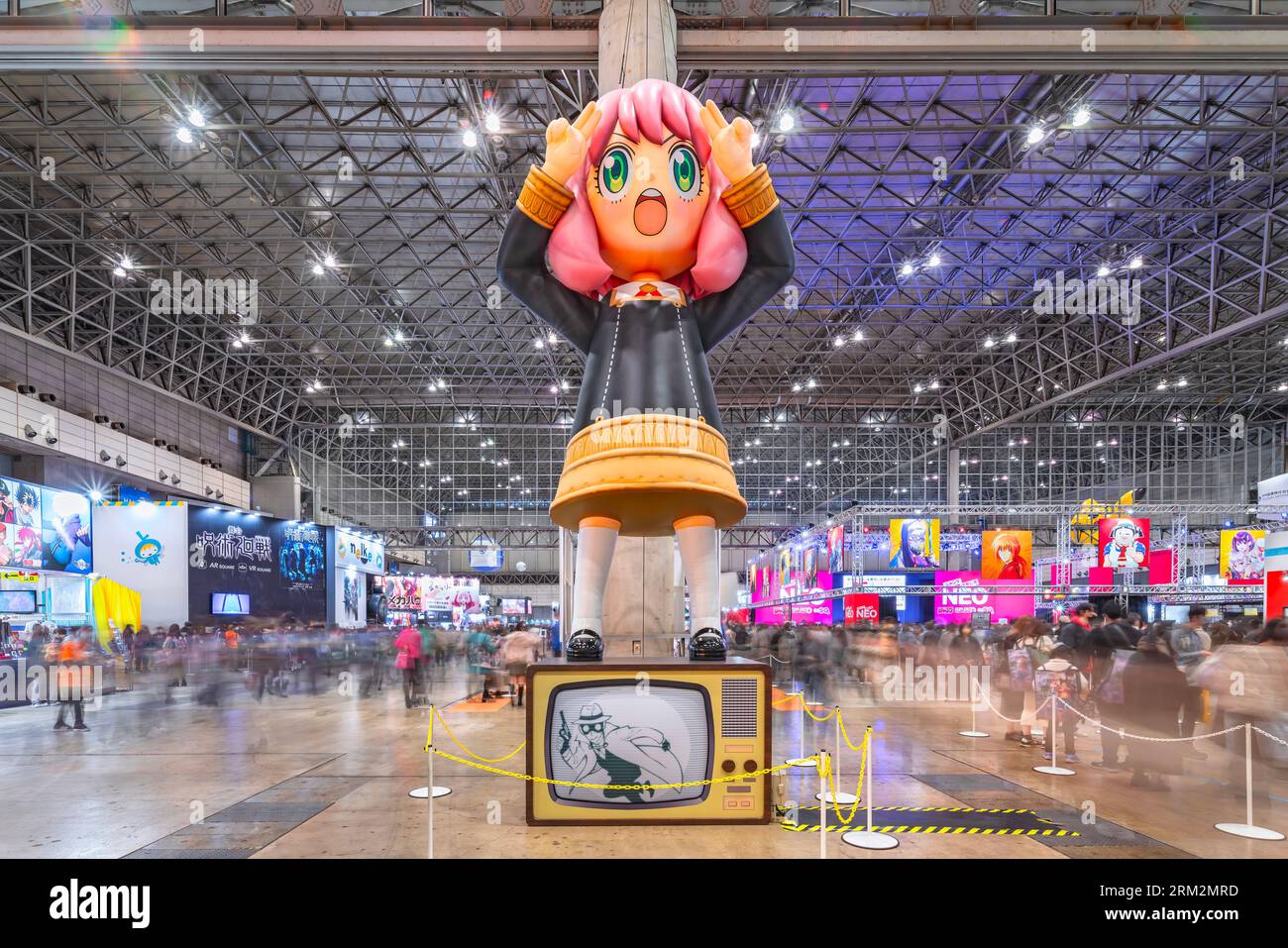 chiba, japan - dec 18 2022: Massive inflatable installation showcasing ...