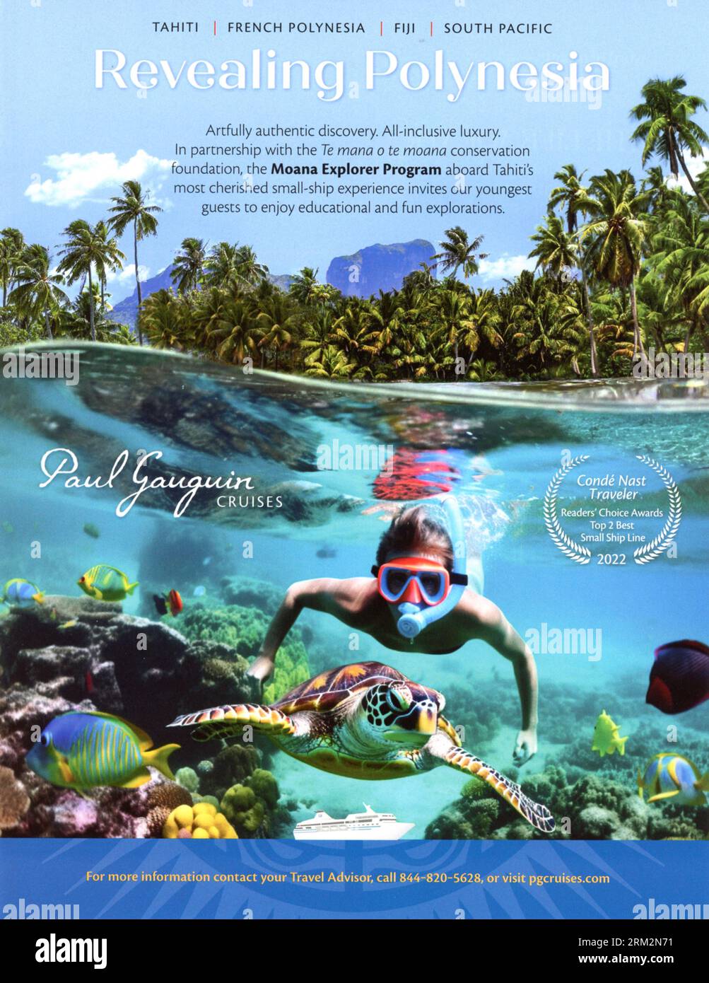 "Conde Nast Traveler" Magazine July/August 2023 issue Advert, USA Stock ...
