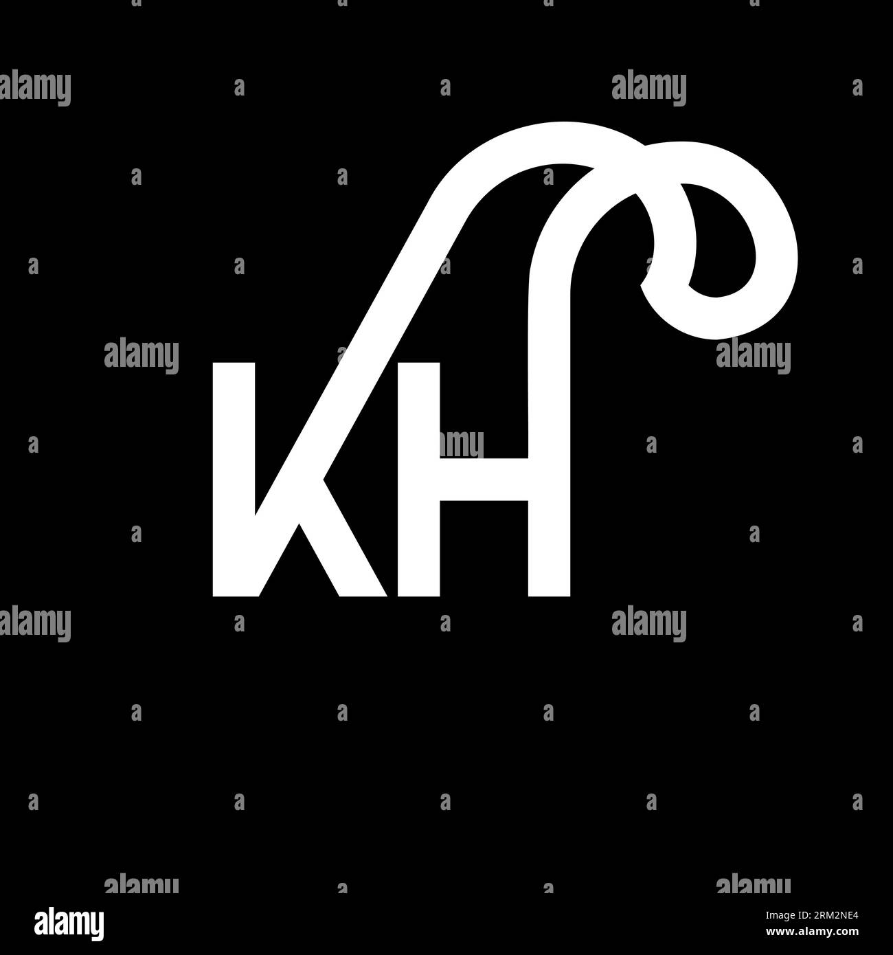 Kh logos Stock Vector Images - Alamy