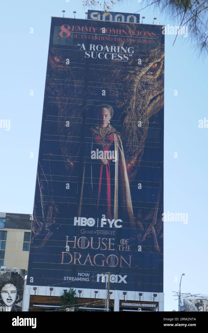 West Hollywood, California, USA 25th August 2023 A general view of ...