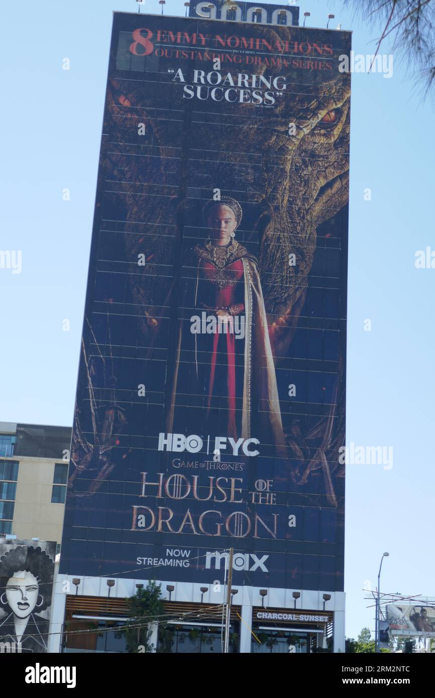 West Hollywood, California, USA 25th August 2023 A general view of ...