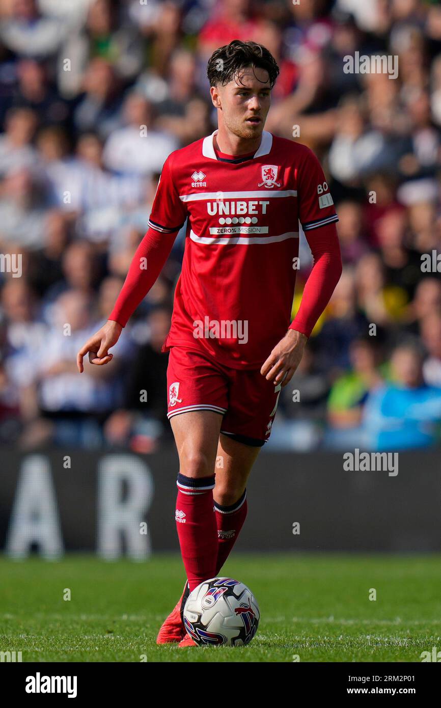 Hayden Hackney #7 of Middlesbrough during the Sky Bet Championship ...