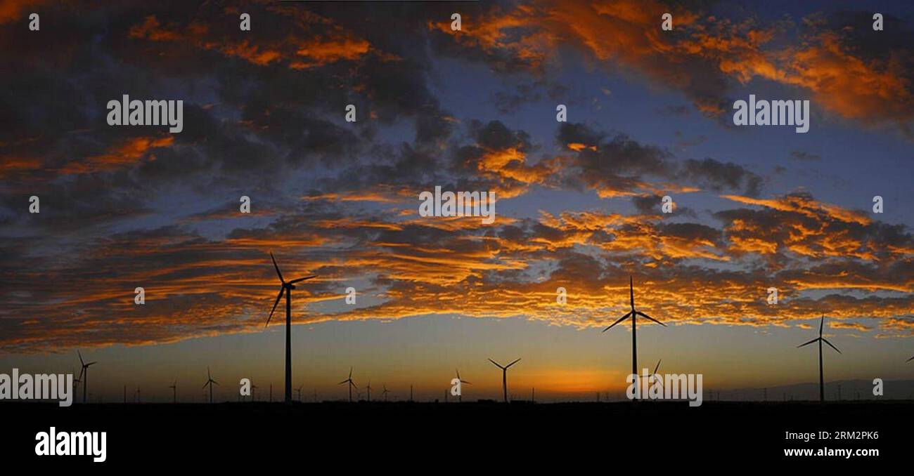 Gansu wind farm hi-res stock photography and images - Alamy