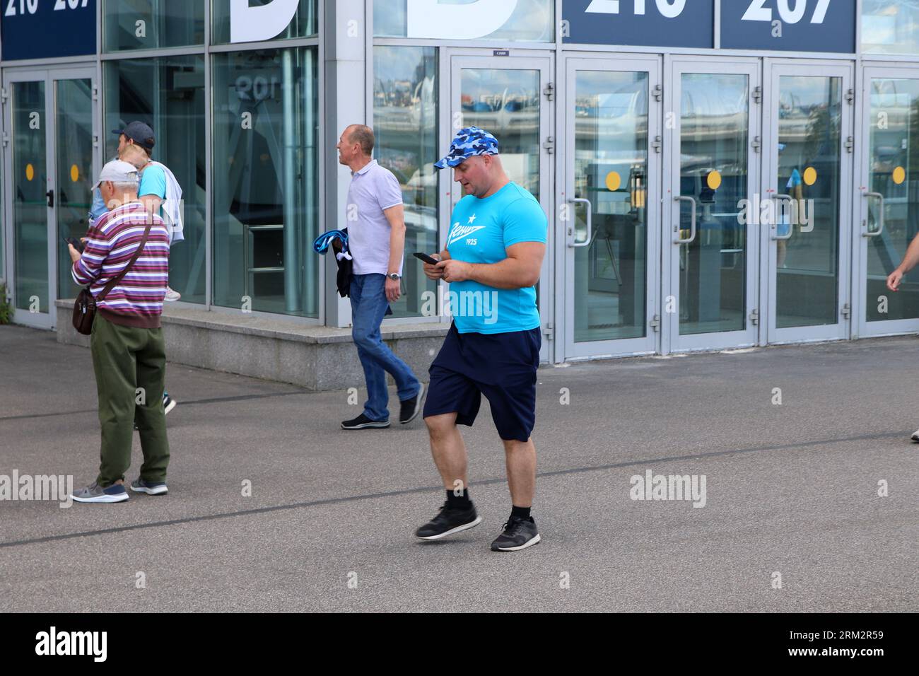 Saint Petersburg, Russia, 26 august 2023: Football. Russian Premier ...