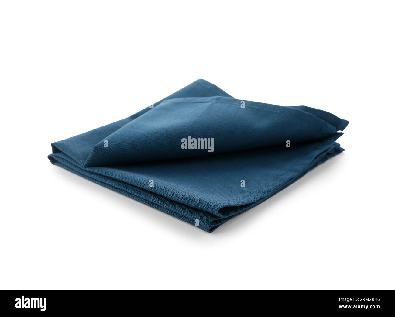 Folded clean napkins on white background Stock Photo - Alamy