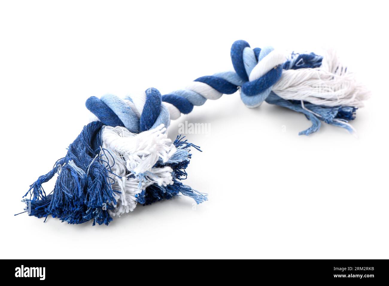 Cotton toy for pet isolated on white background Stock Photo - Alamy