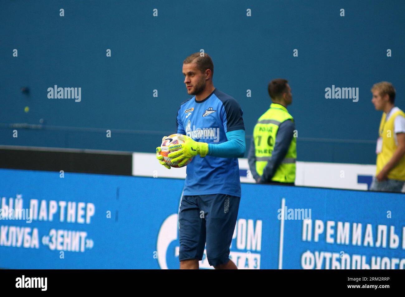 Saint Petersburg, Russia, 26 august 2023: Football. Russian Premier ...