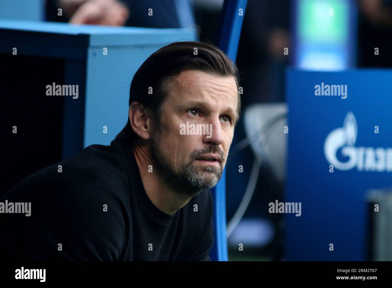 Saint Petersburg, Russia, 26 august 2023: Football. Russian Premier ...