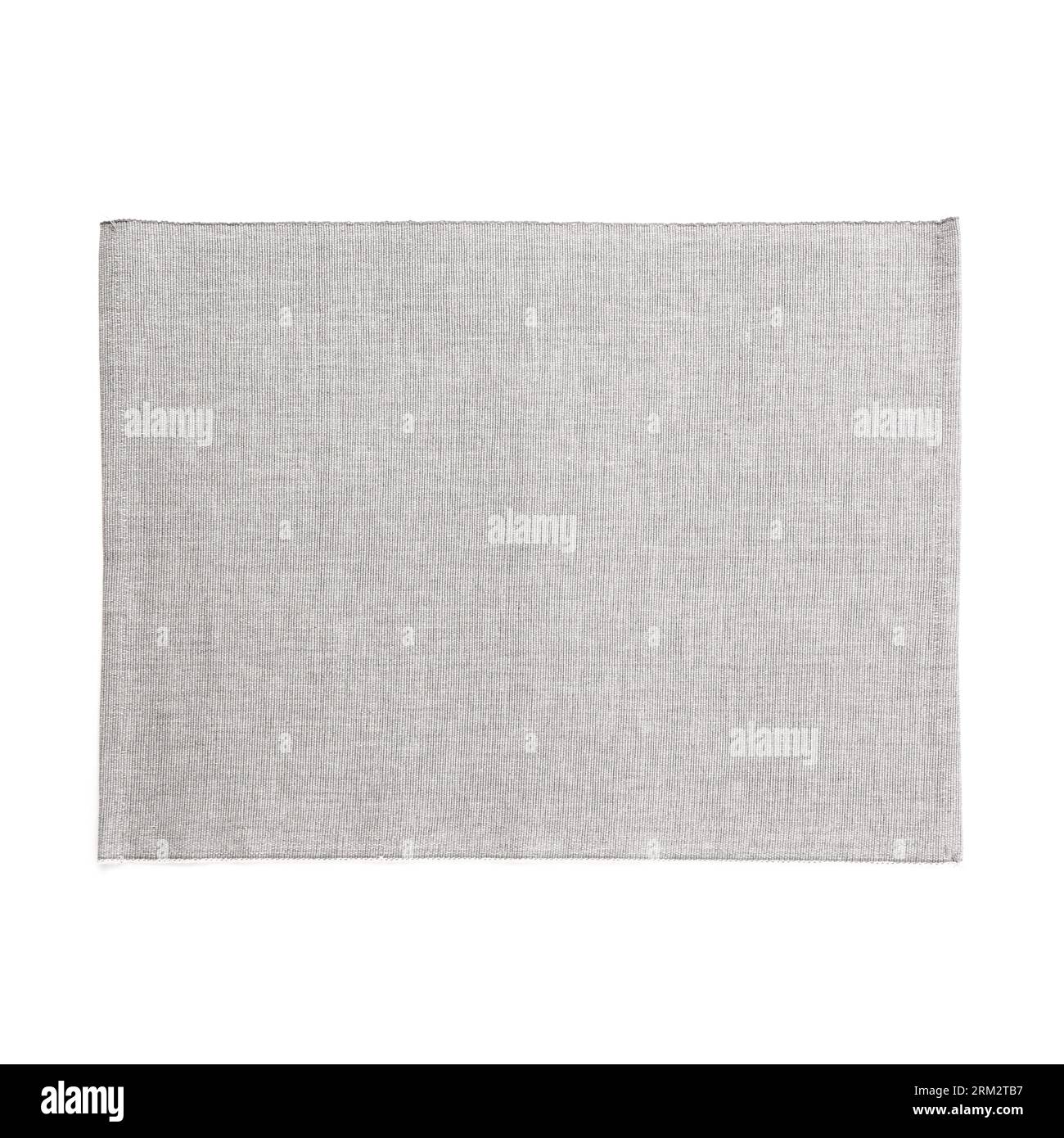 Fabric table mat on white background Stock Photo - Alamy