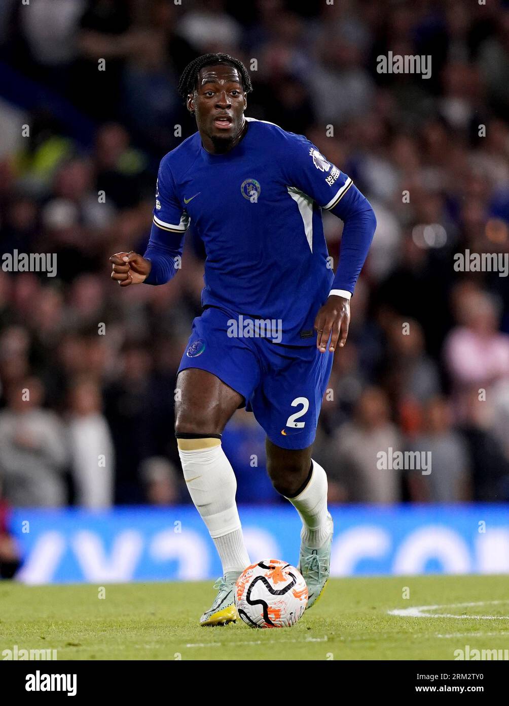 Chelsea's Axel Disasi during the Premier League match at Stamford ...