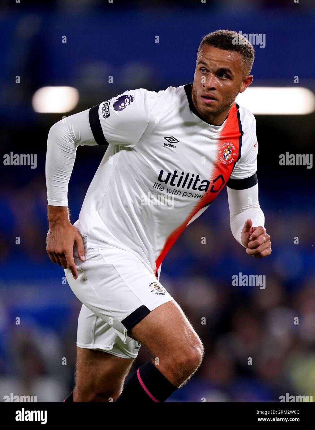 Luton Town's Carlton Morris during the Premier League match at Stamford ...