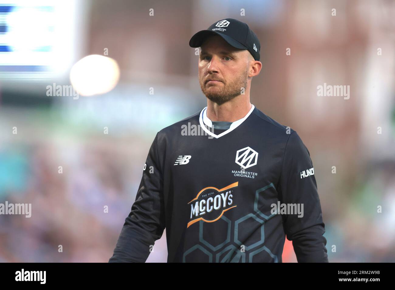 London, UK. 26th Aug, 2023. Laurie Evans of the Manchester Originals ...