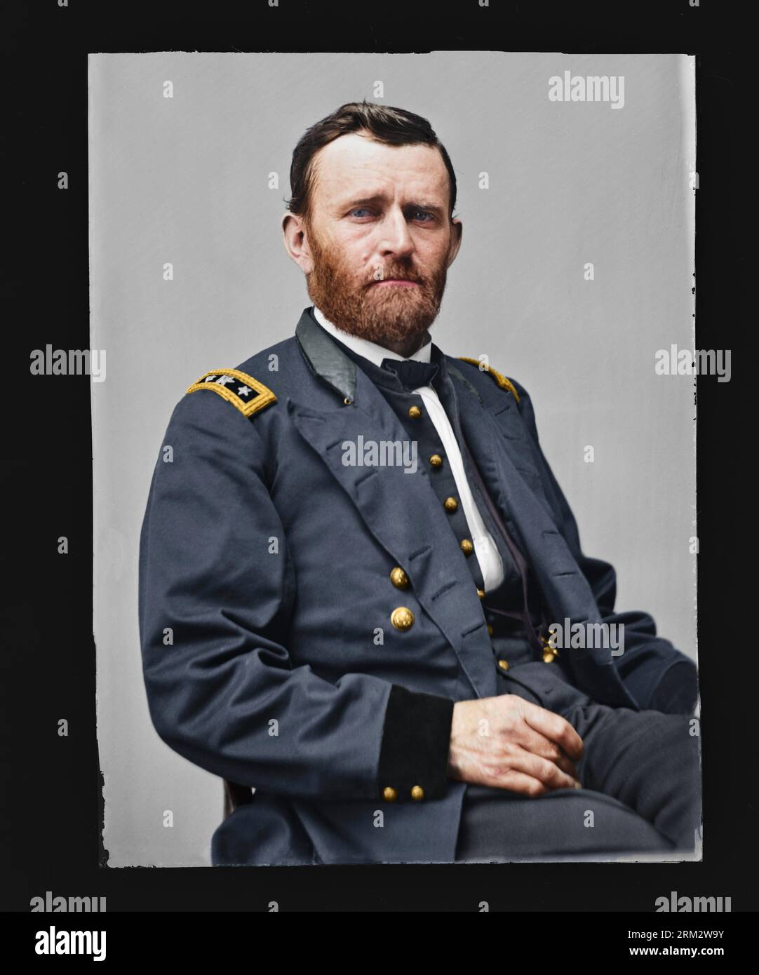 General Ulysses S. Grant. c. 1860-70 Stock Photo - Alamy