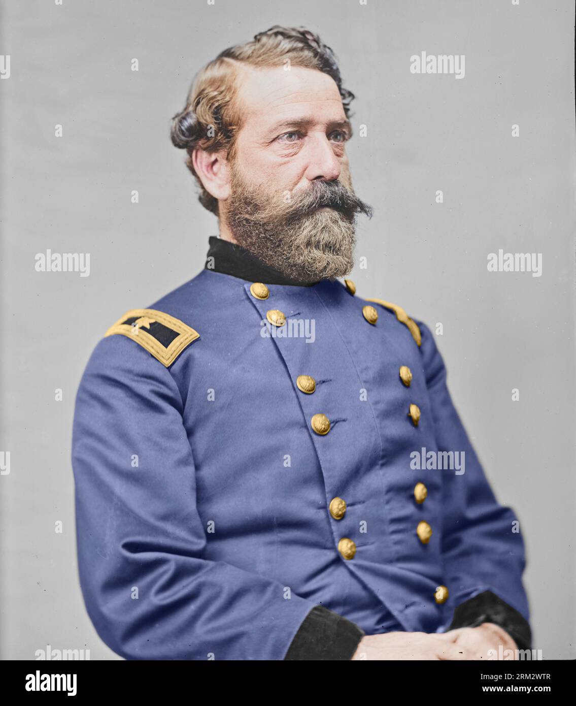 John Milton Brannan by the Mathew Brady Studio. Glass plate collodion ...