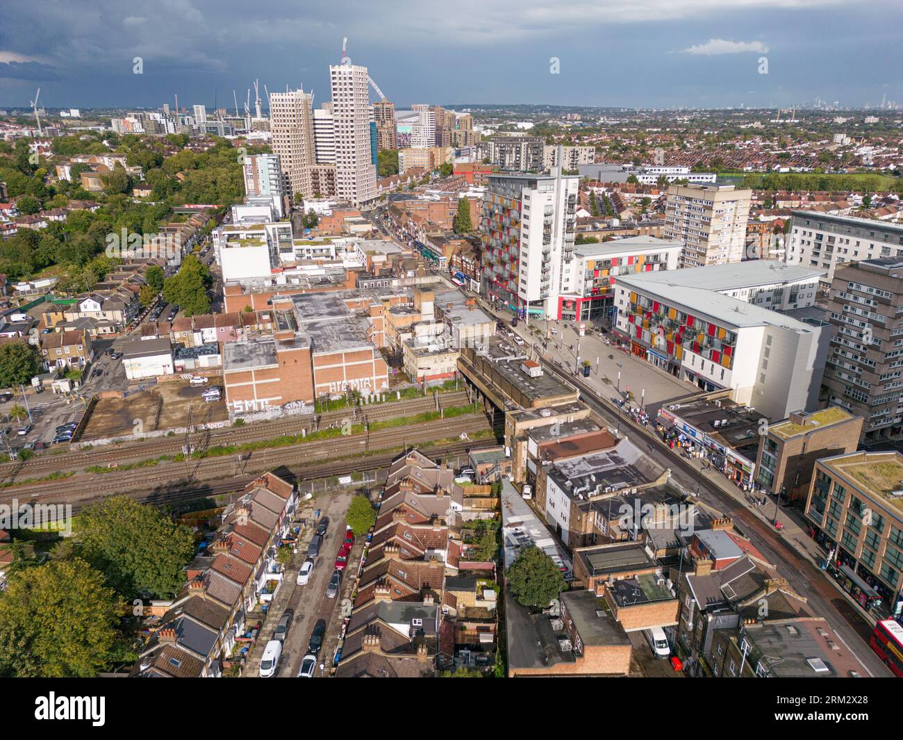 Wembley High Road, London Brent Stock Photo - Alamy