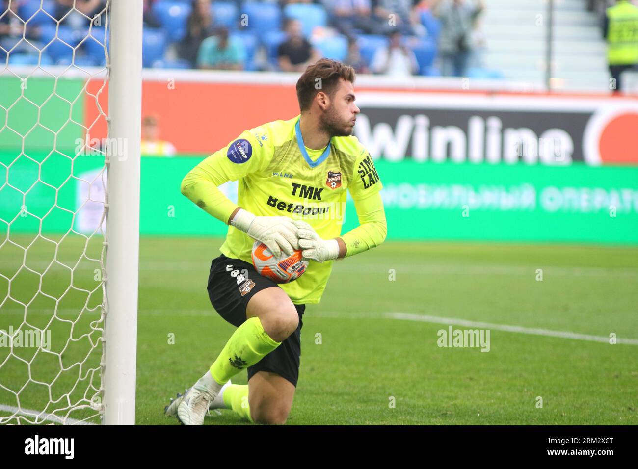 Saint Petersburg, Russia, 26 august 2023: Football. Russian Premier ...