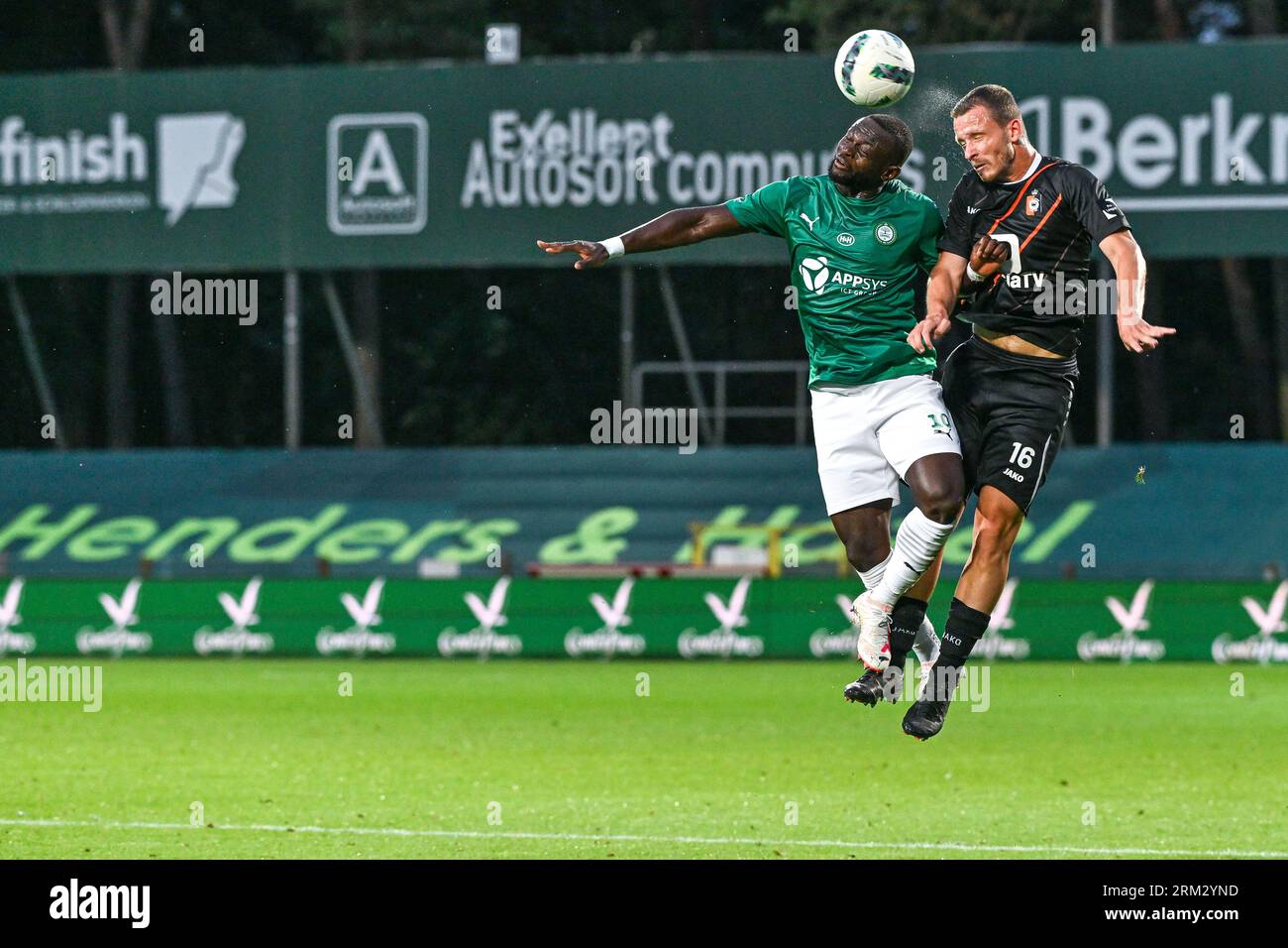 Lommel, Belgium. 26th Aug, 2023. Igor Vetokele (10) of Lommel and ...