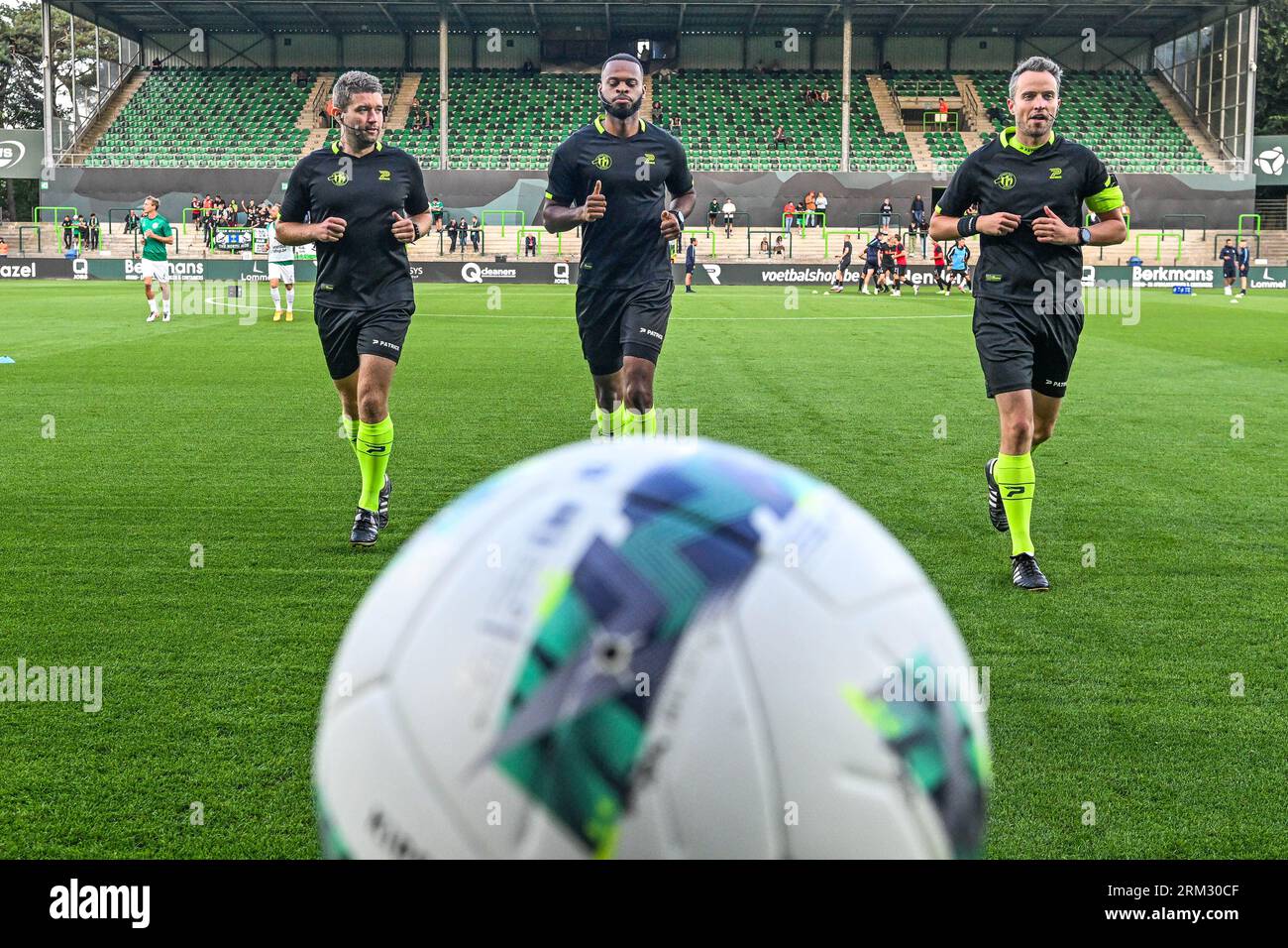 Lommel, Belgium. 26th Aug, 2023. assistant referee Wouter Cochet ...