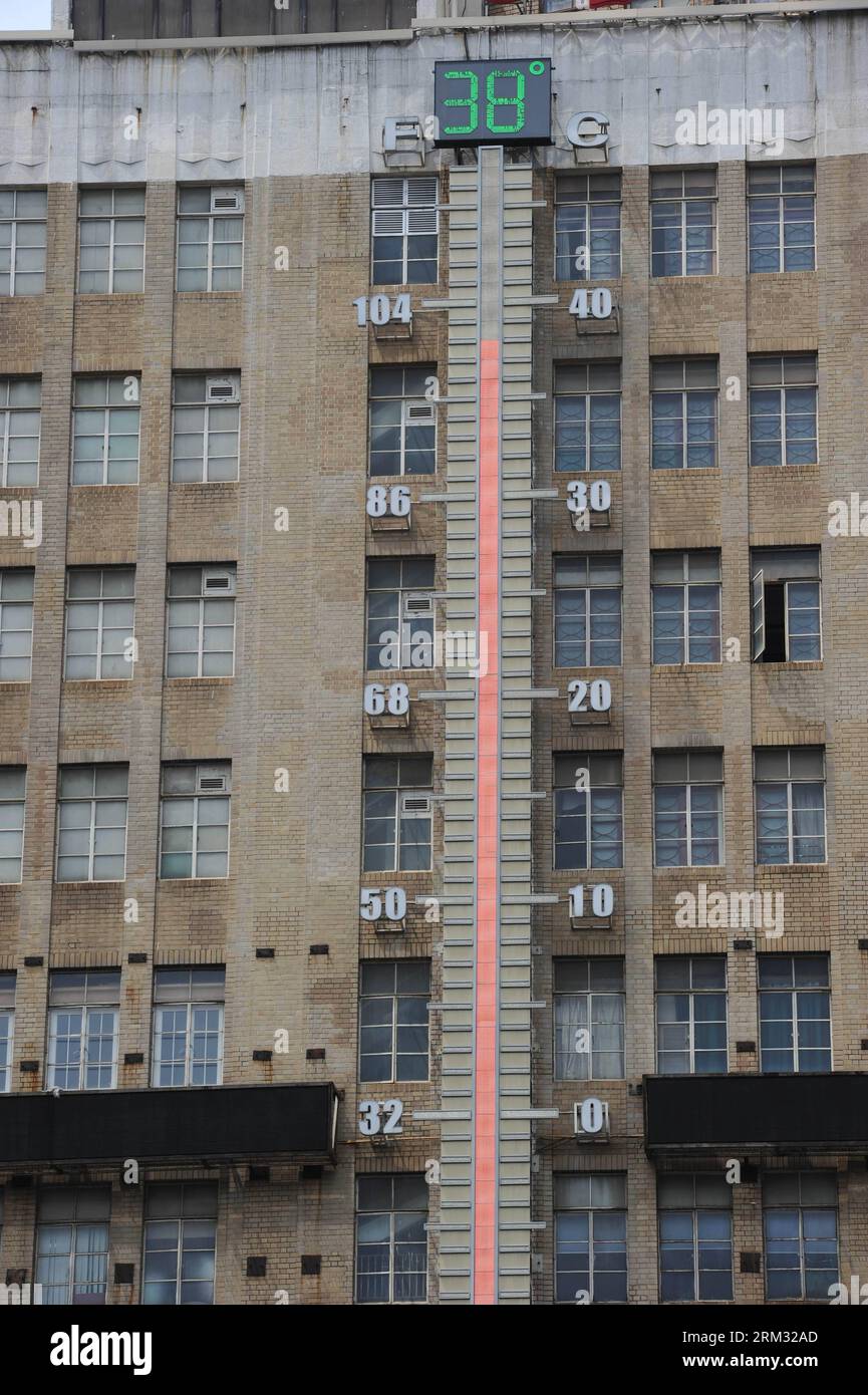 Giant thermometer hi-res stock photography and images - Alamy