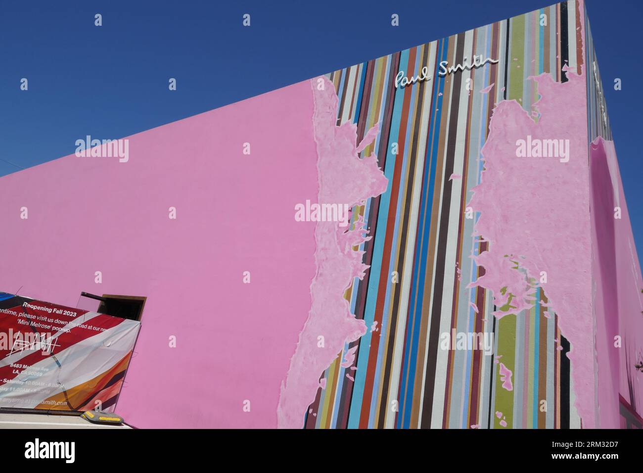 Los Angeles, California, USA 24th August 2023 Paul Smith Wall and Art ...